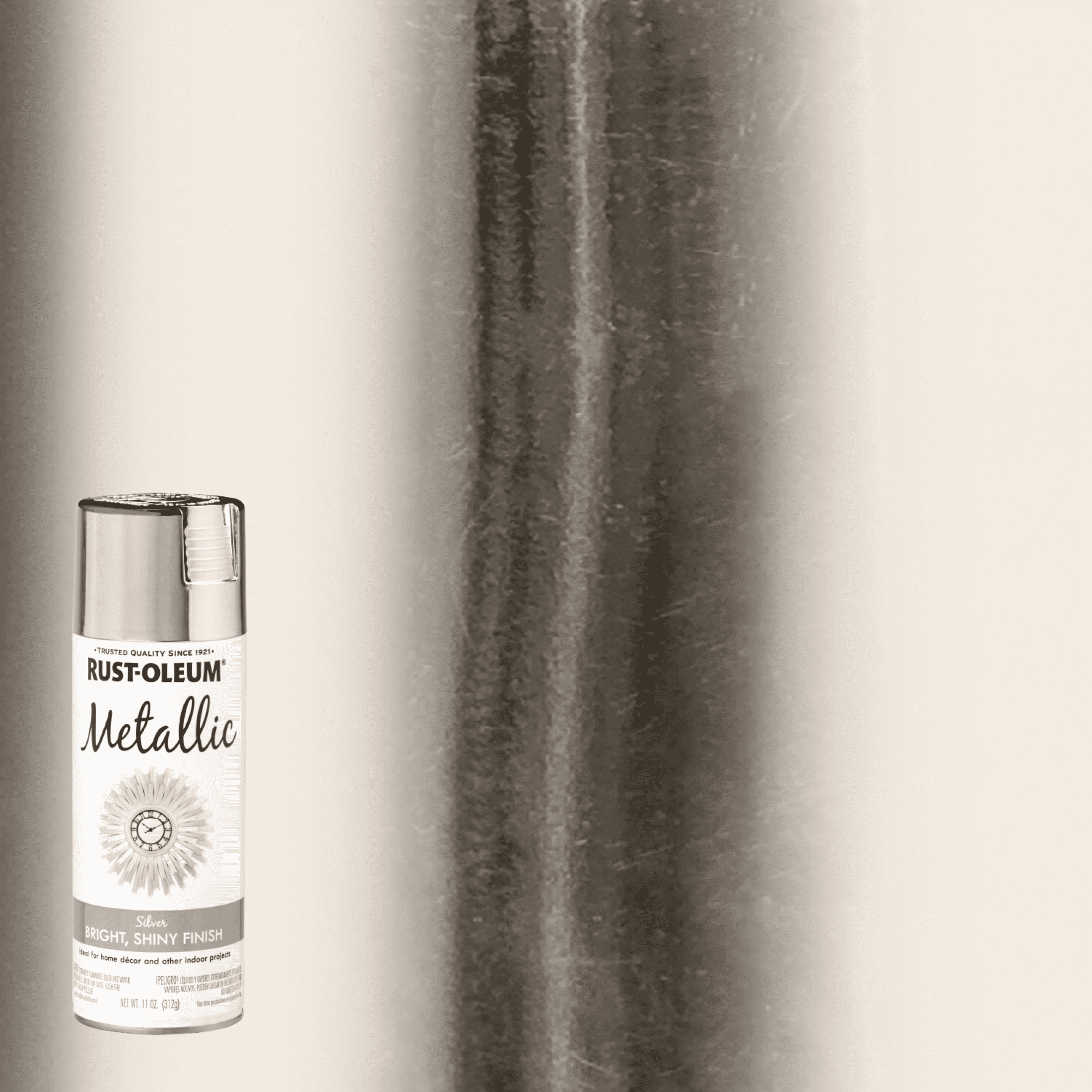 Rust-Oleum Silver Metallic Spray Paint 11 oz, Specialty Decorative ...