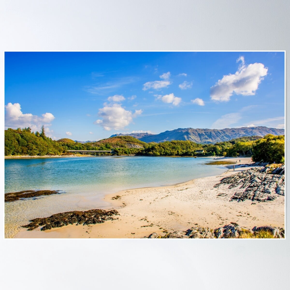 Silver Sands Of Morar 6 Poster Wall Art, Modern Wall Decor For Living ...