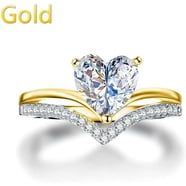 TIHLMK Sales Clearance Ring for Women Fashion Rings for Women Full ...