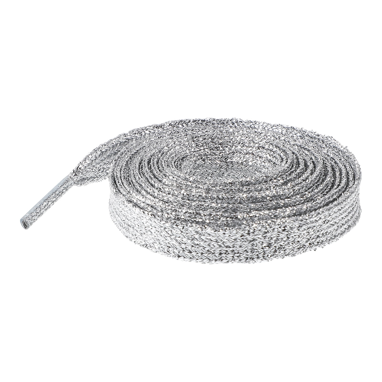 Silver Shoelaces for Sneakers Adult Light up Shoes Glitter Women - Walmart.com