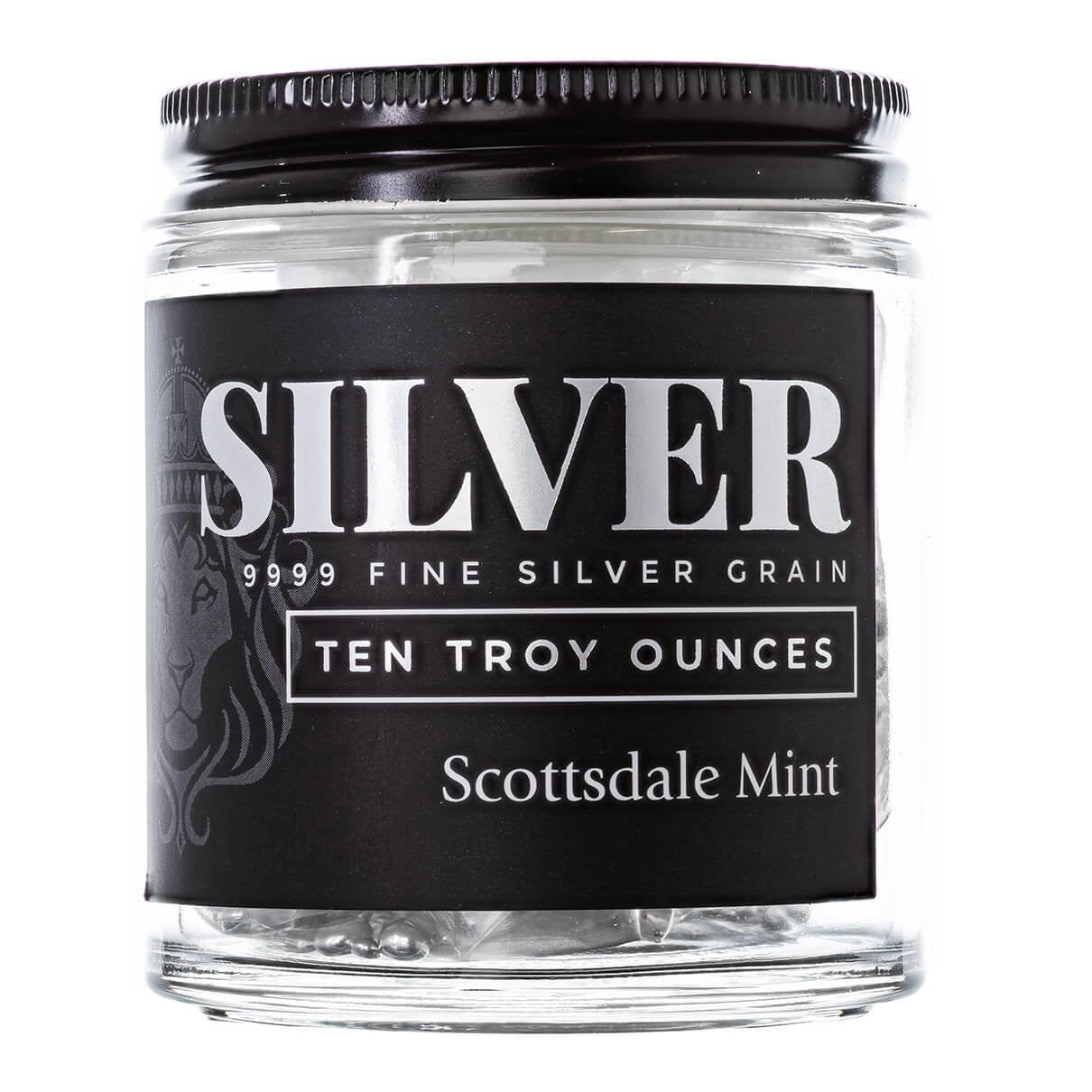 Silver Shot 10 Troy oz .9999 Fine Silver Casting Grain Jar - Walmart.com
