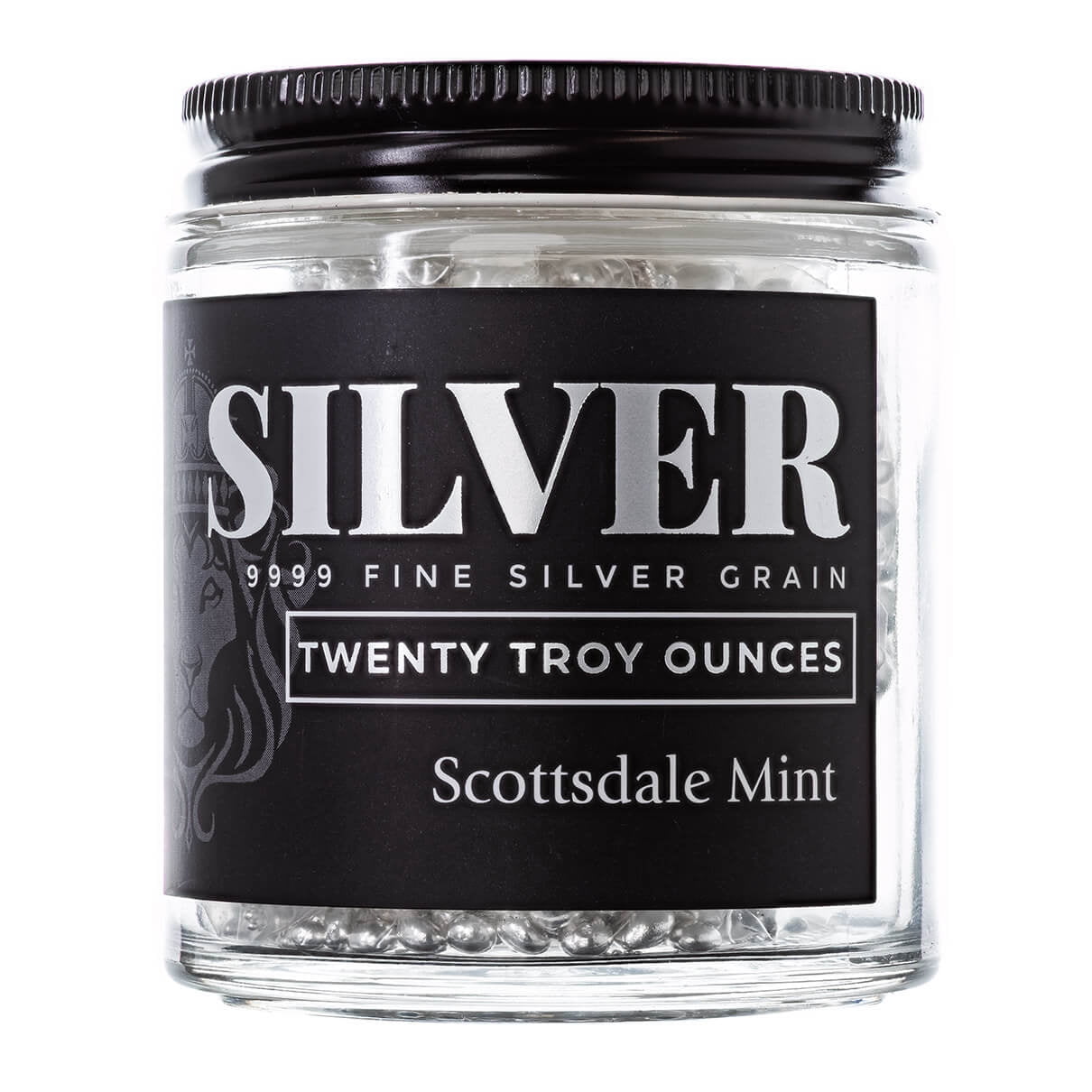 Silver Shot 20 Troy oz .9999 Fine Silver Casting Grain Jar - Walmart.com