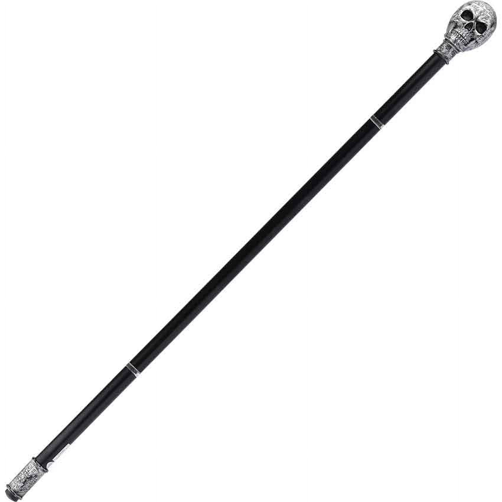 Silver Skull Walking Cane by Medieval Collectibles - Walmart.com