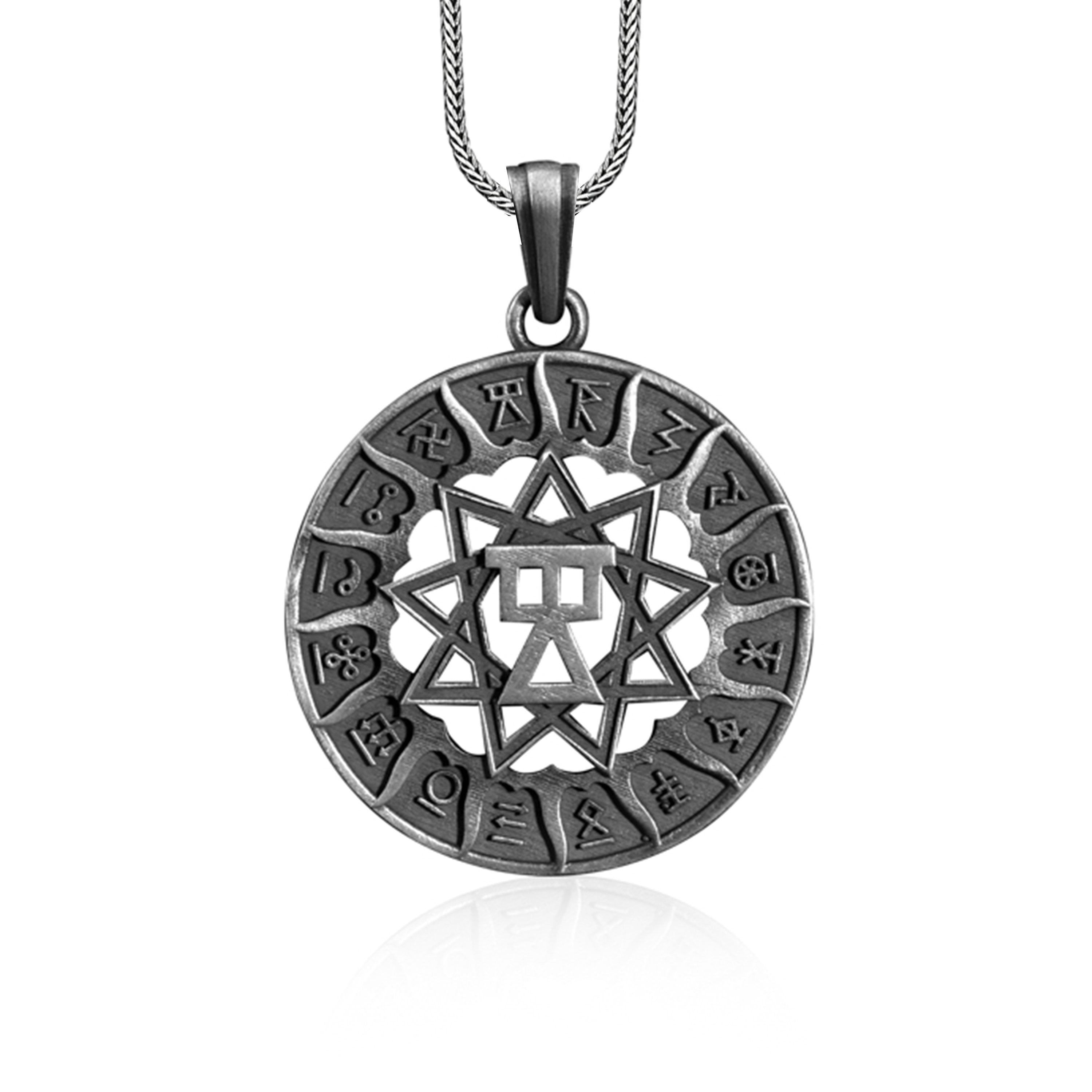 Silver Slavic Virgin Hall Amulet Pendant, Slavic amulet HALL of the ...