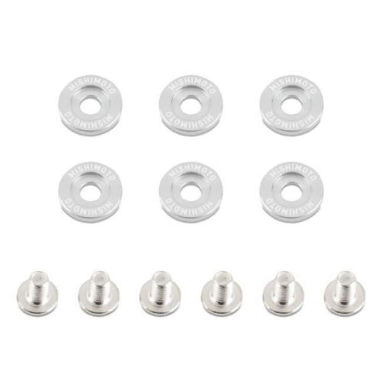 Silver Small Fender Washer Kit - 6 Piece - Walmart.com