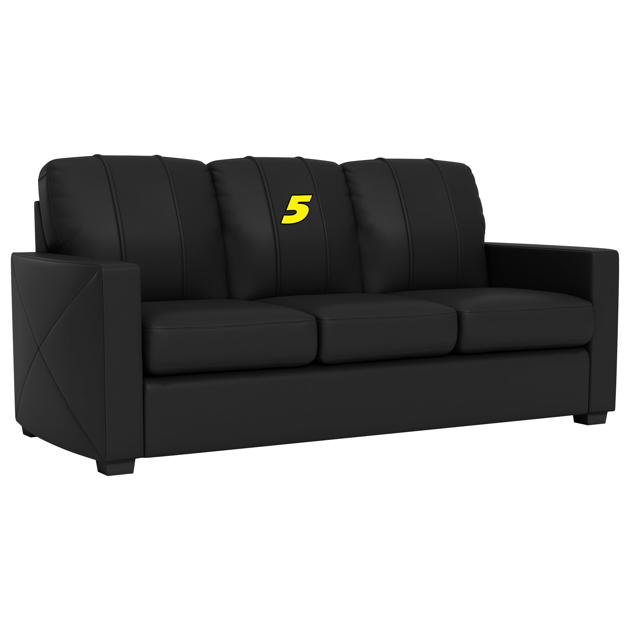 Silver Sofa with Terry Labonte #5 Yellow Logo - Walmart.com