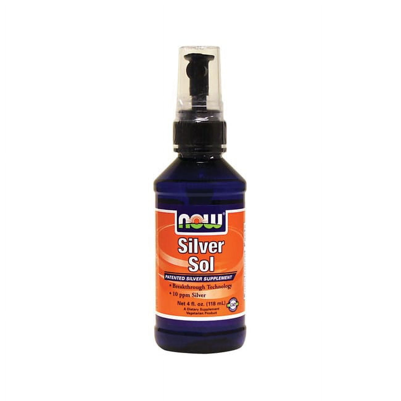 Silver Sol, 4 fl oz (118 ml), NOW Foods - Walmart.com