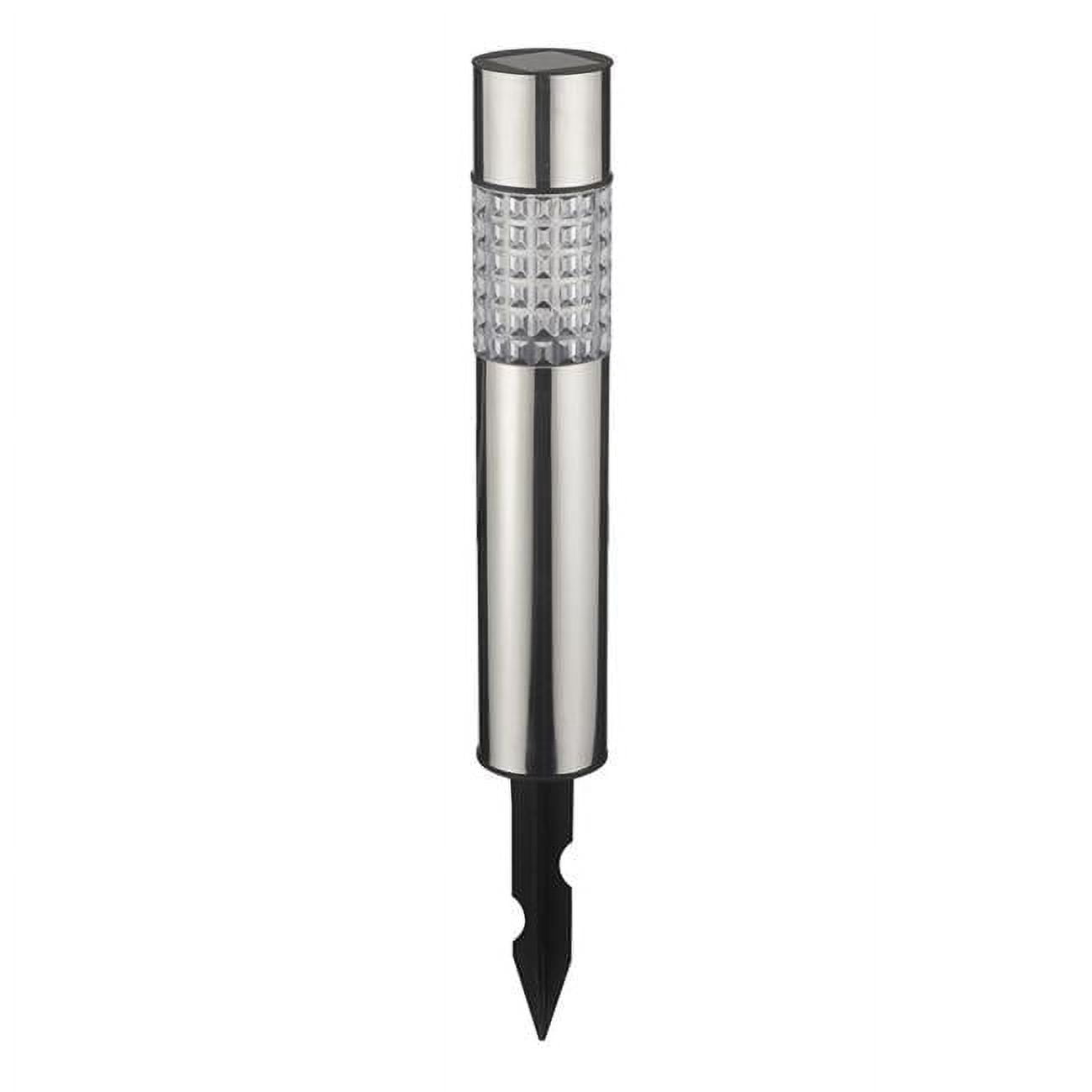 Silver Solar Powered LED Bollard Light, Pack of 15 - Walmart.com