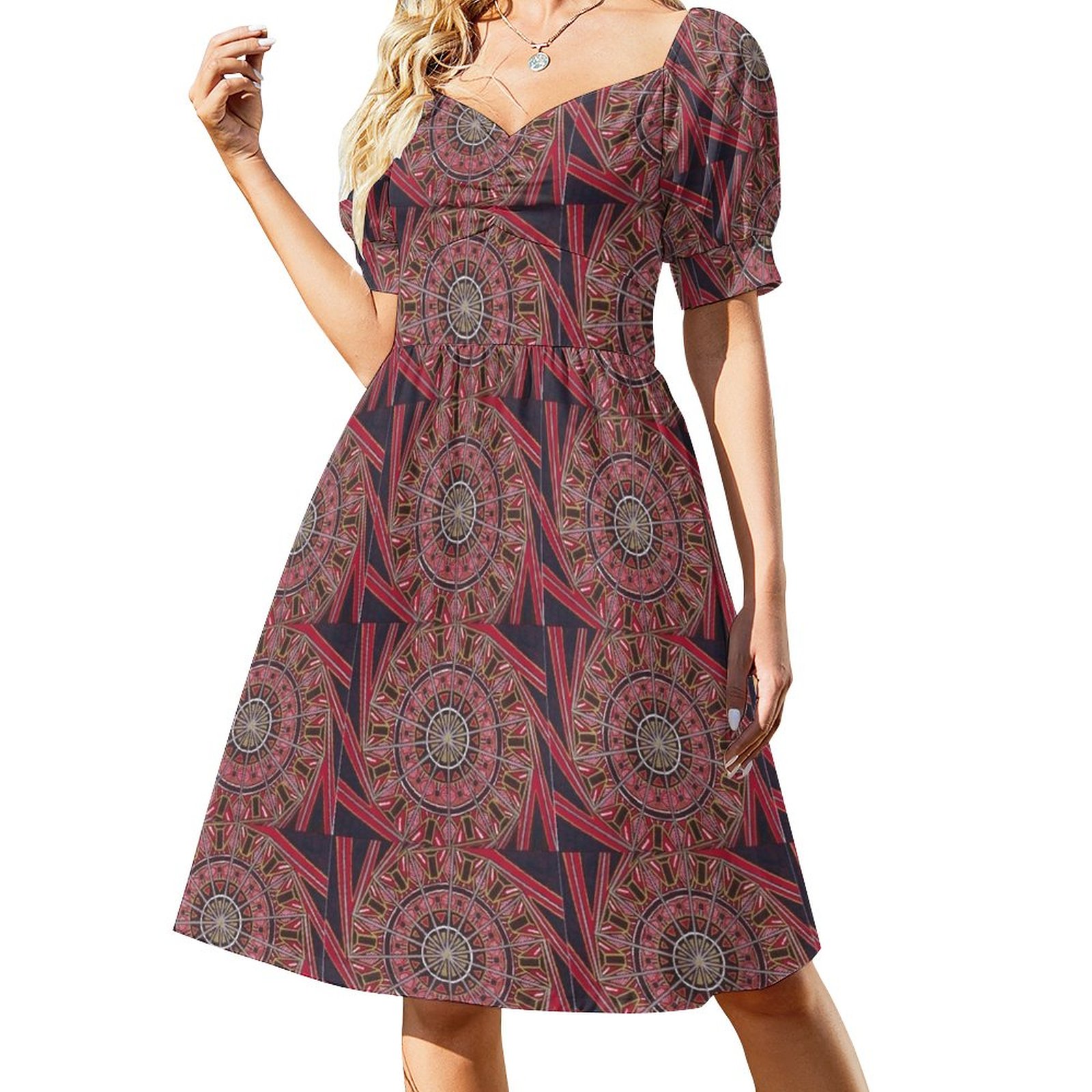 Silver Spokes Sleeveless Dress women's clothing trend 2024 elegant ...