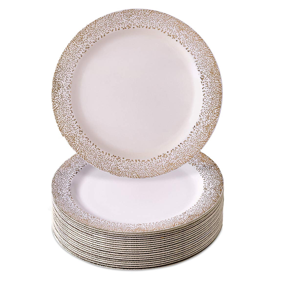 Silver Spoons Disposable Plates For Party AFN1- (20 Heavy Duty ...