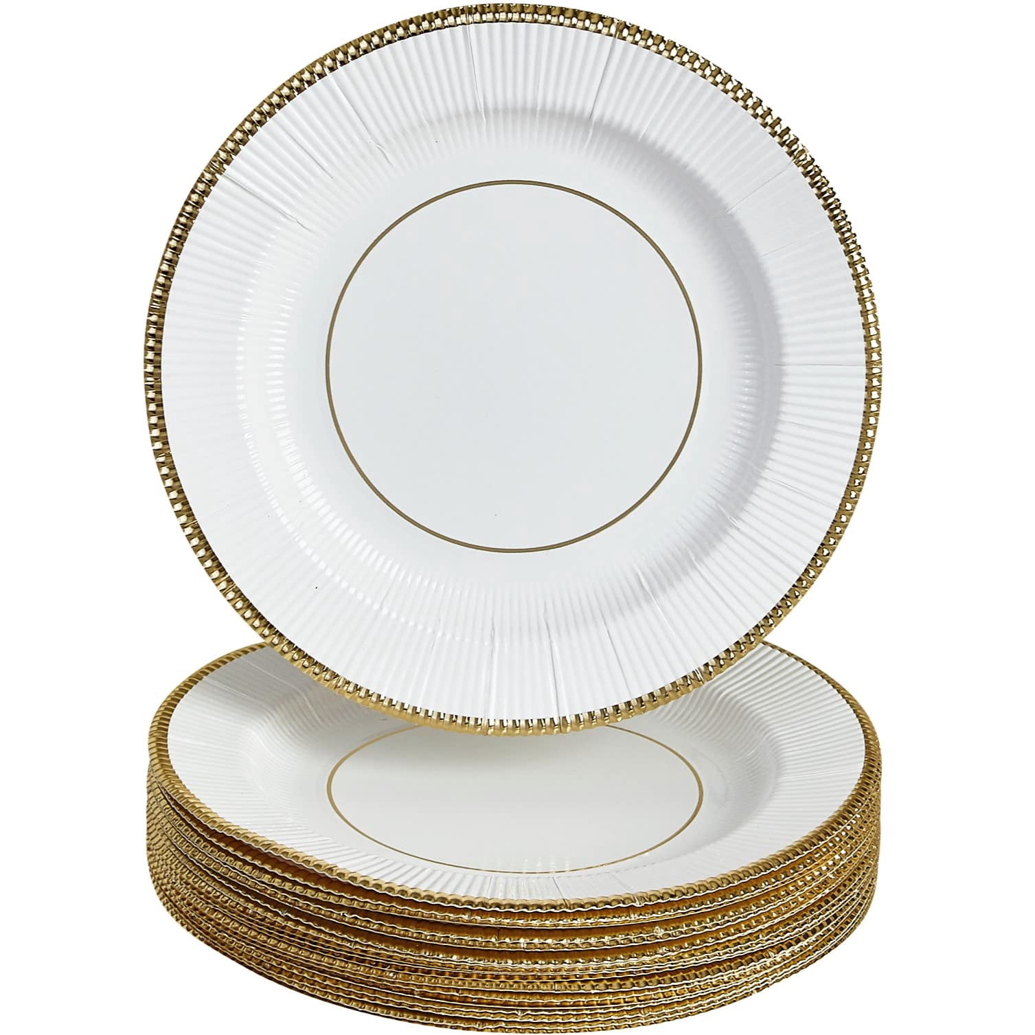 Silver Spoons Heavy Duty Disposable Plates AFN1- 7.5" Small Party ...