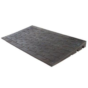 Electriduct 2.4" Rise Mountable Rubber Threshold Ramp - Walmart.com