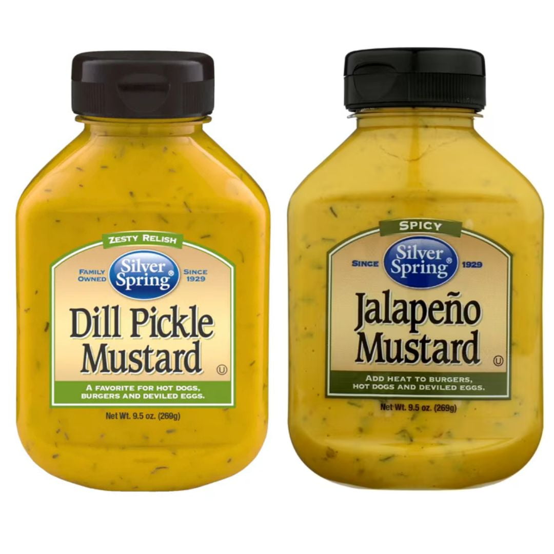 Silver Spring Mustard Variety Pack 2 Pack Jalapeno Mustard 9.5 oz ...