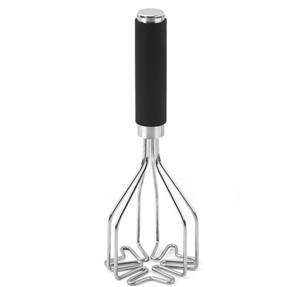 Silver Stainless Steel Potato Masher - Dual-purpose Meat & Mashed ...