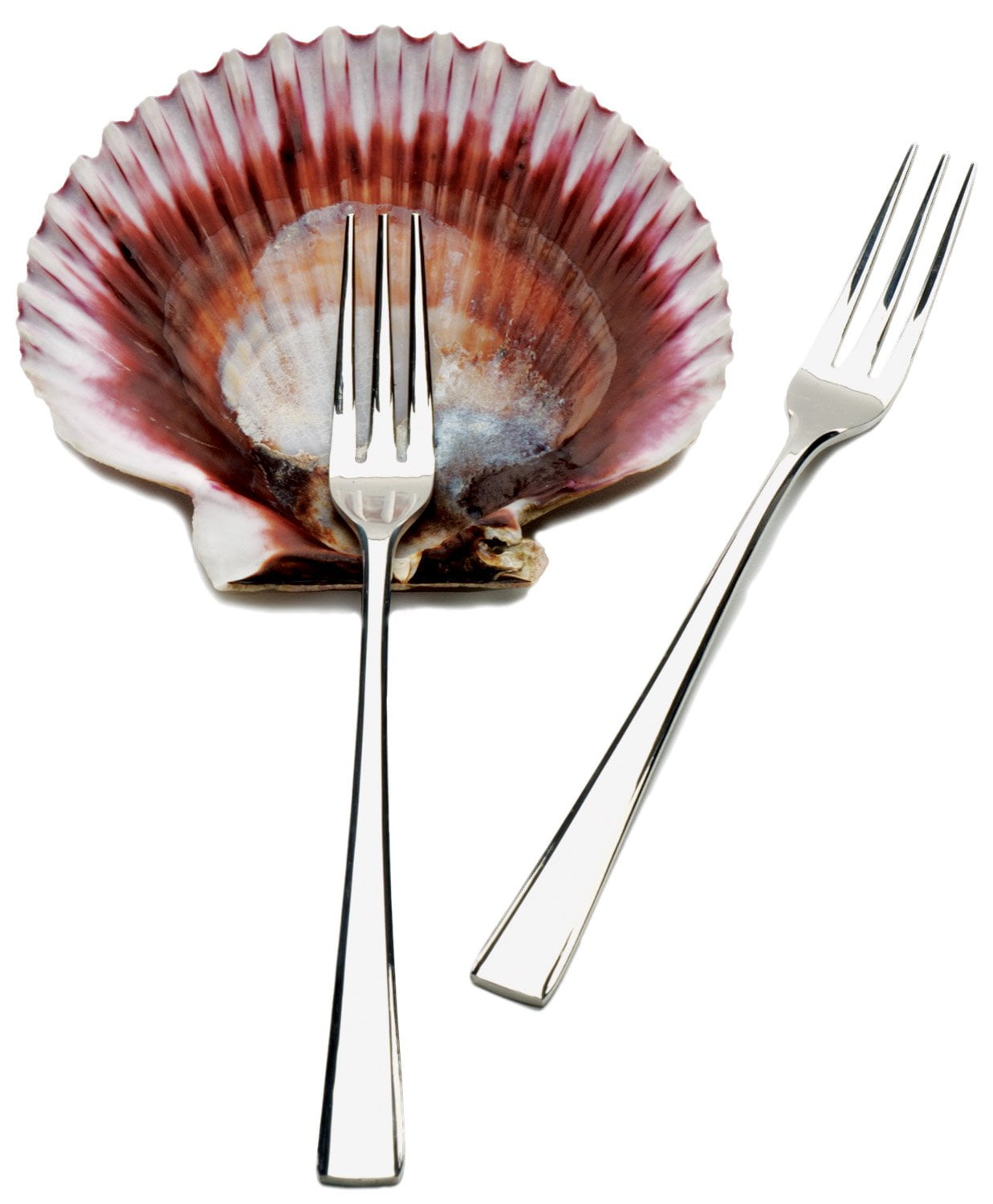 Silver Stainless Steel Seafood Fork 6x.75 - Walmart.com
