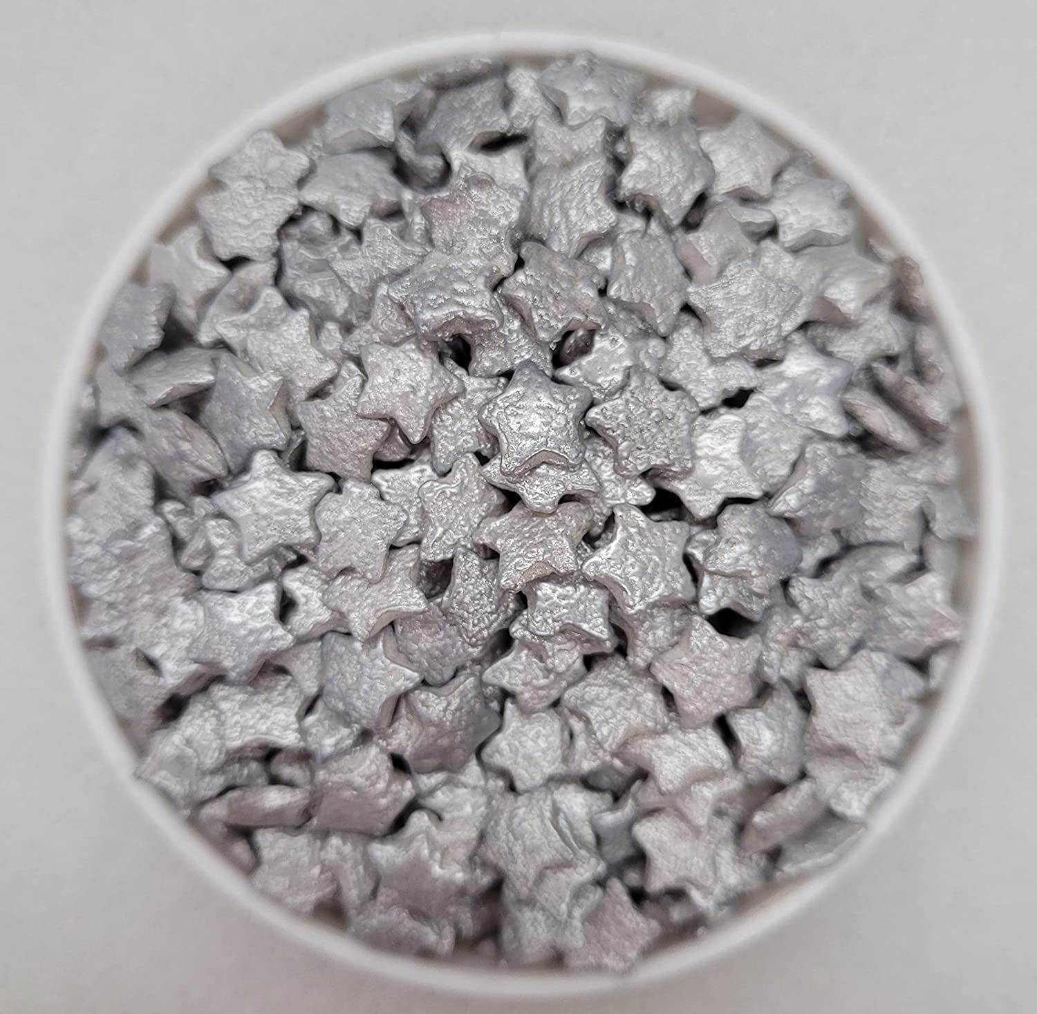 Silver Star Thick Quins Confetti Sprinkles, Cake, Cookie, Donut ...