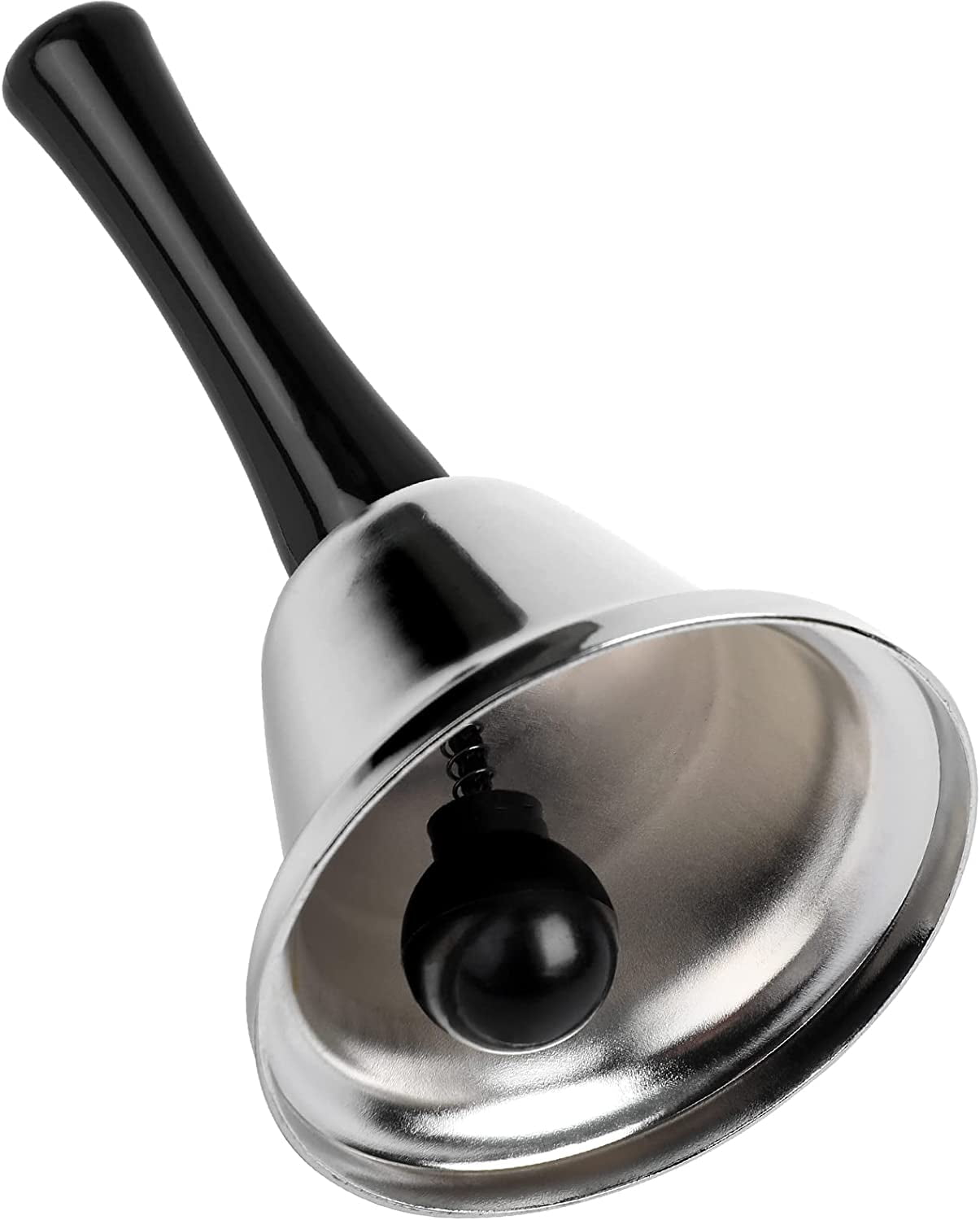 Silver Steel Hand Bells for Adults, Weddings Decoration, Call Bells ...