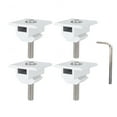 Silver Steel Solar Panel Center Clamps, 4-Pack for 35mm Panels - RV ...