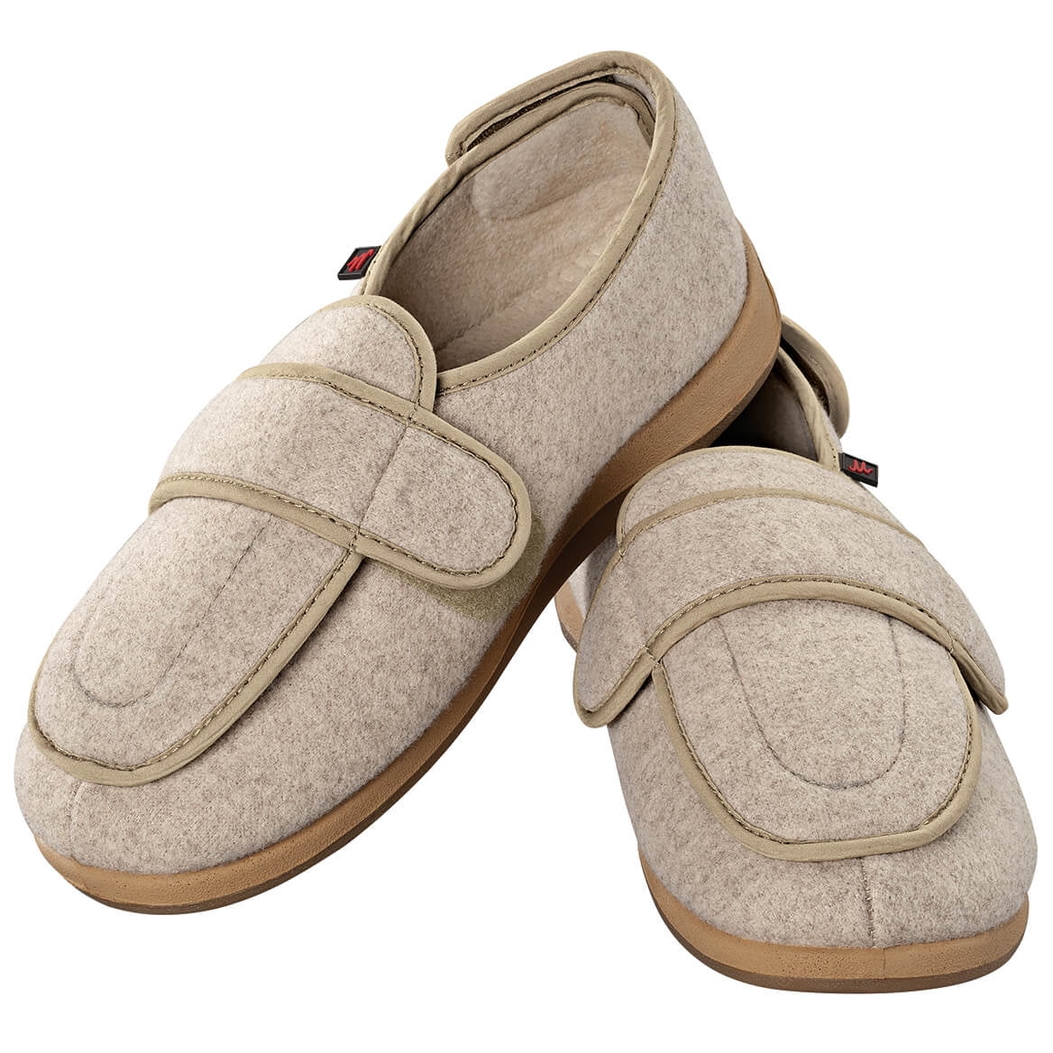 Silver Steps Adjustable Edema Slippers, Beige, Small - Walmart.com