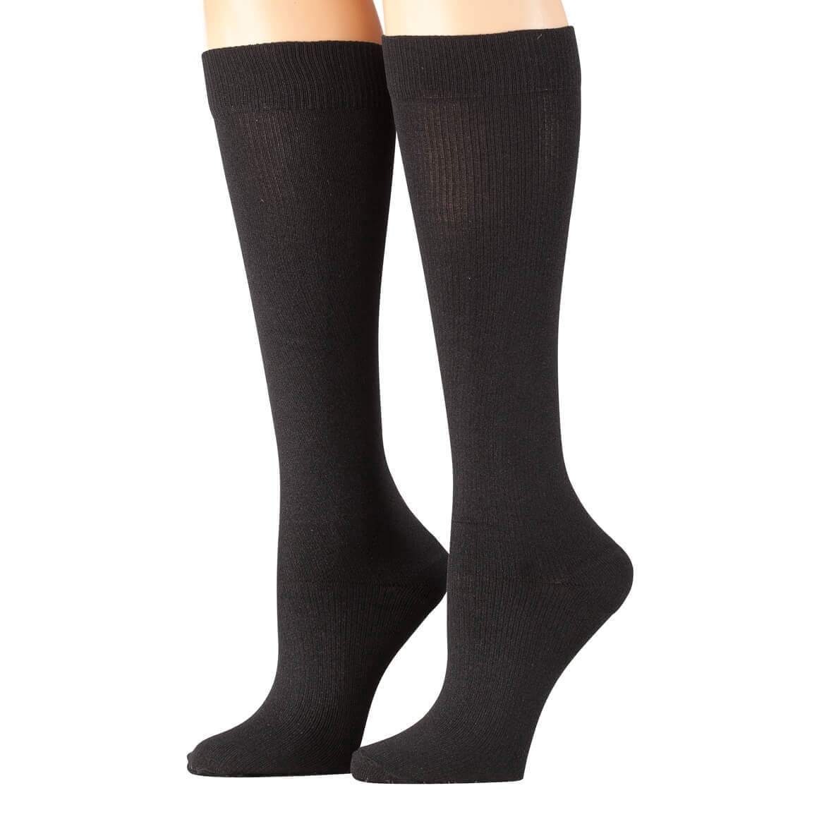 Silver StepsTM Compression Socks 8-15 mmHg, Black, Medium - Walmart.com