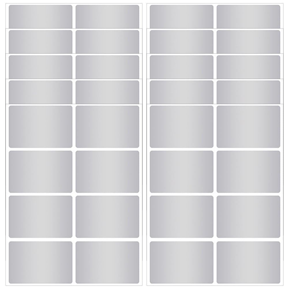 Silver Sticker Writing Stickers Use by Labels for Category Bottles Food ...