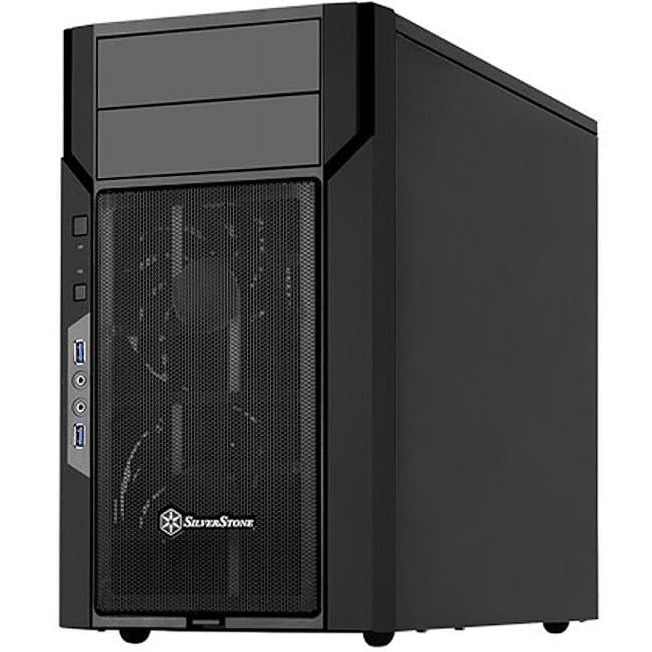 Black, Plastic Bezel, Steel Body black internal, M-ATX M/B, 2*120mm fan ...
