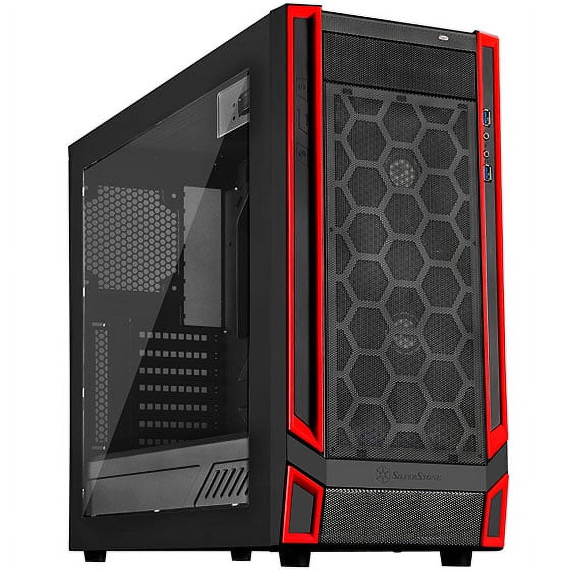 Silver Stone Technologies RL05BB-W ATX Gaming Computer Case - Black ...