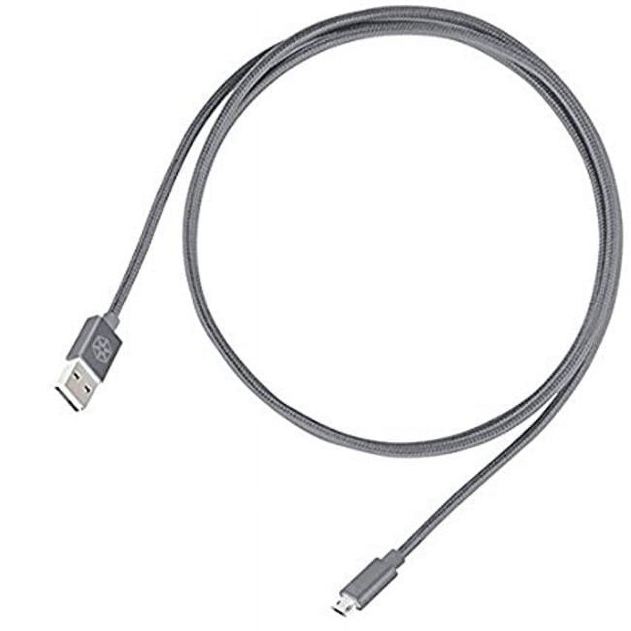 Silver Stone Technologies Reversible USB-A to Micro-B Cable - Charcoal ...