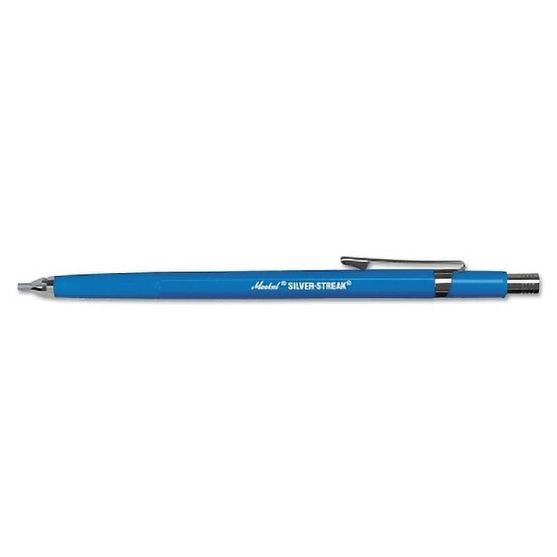 Silver-Streak Metal Marker With Mechanical Holder, Silver, 1/8 In Dia ...