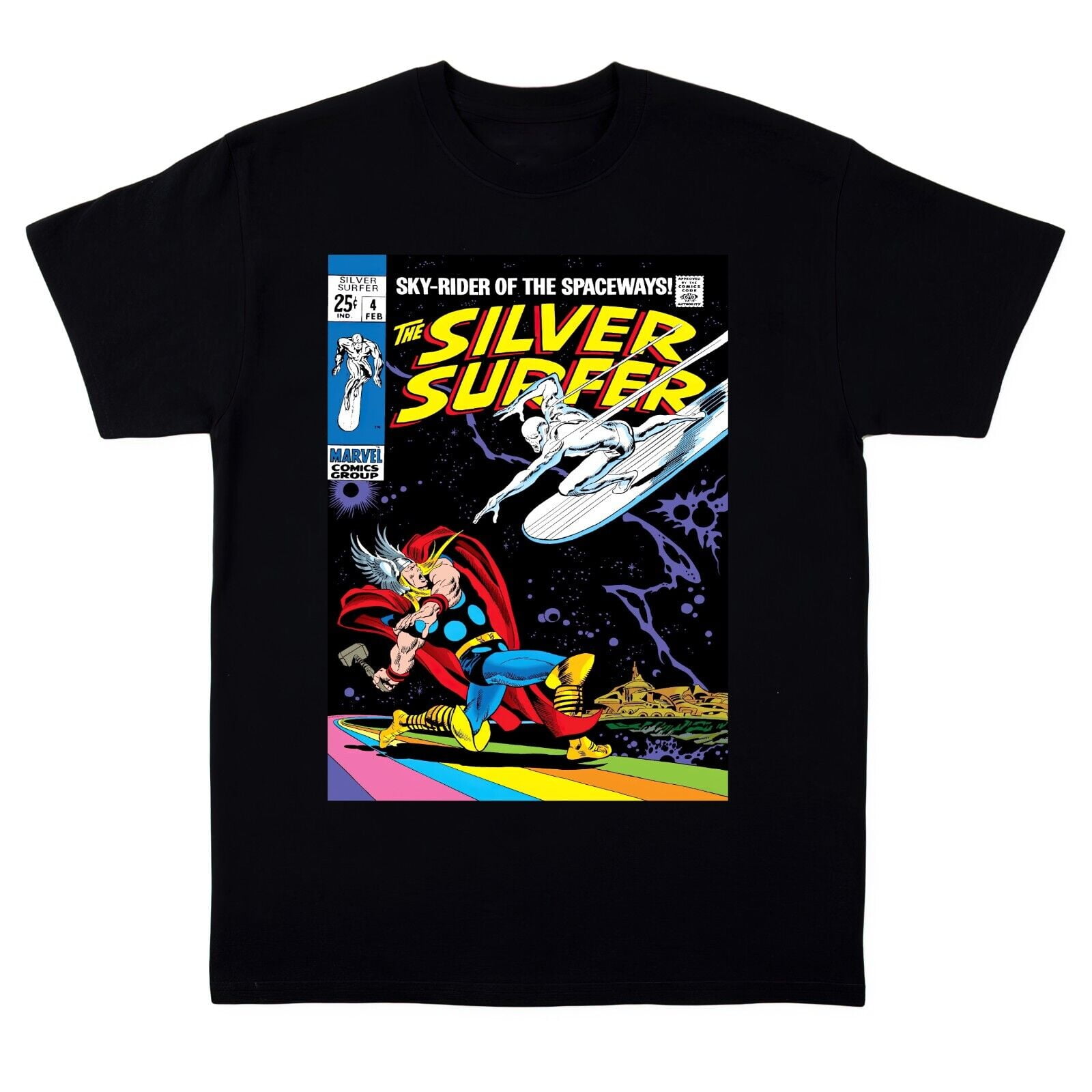 Silver Surfer #4 Comic Cover T-Shirt - Walmart.com