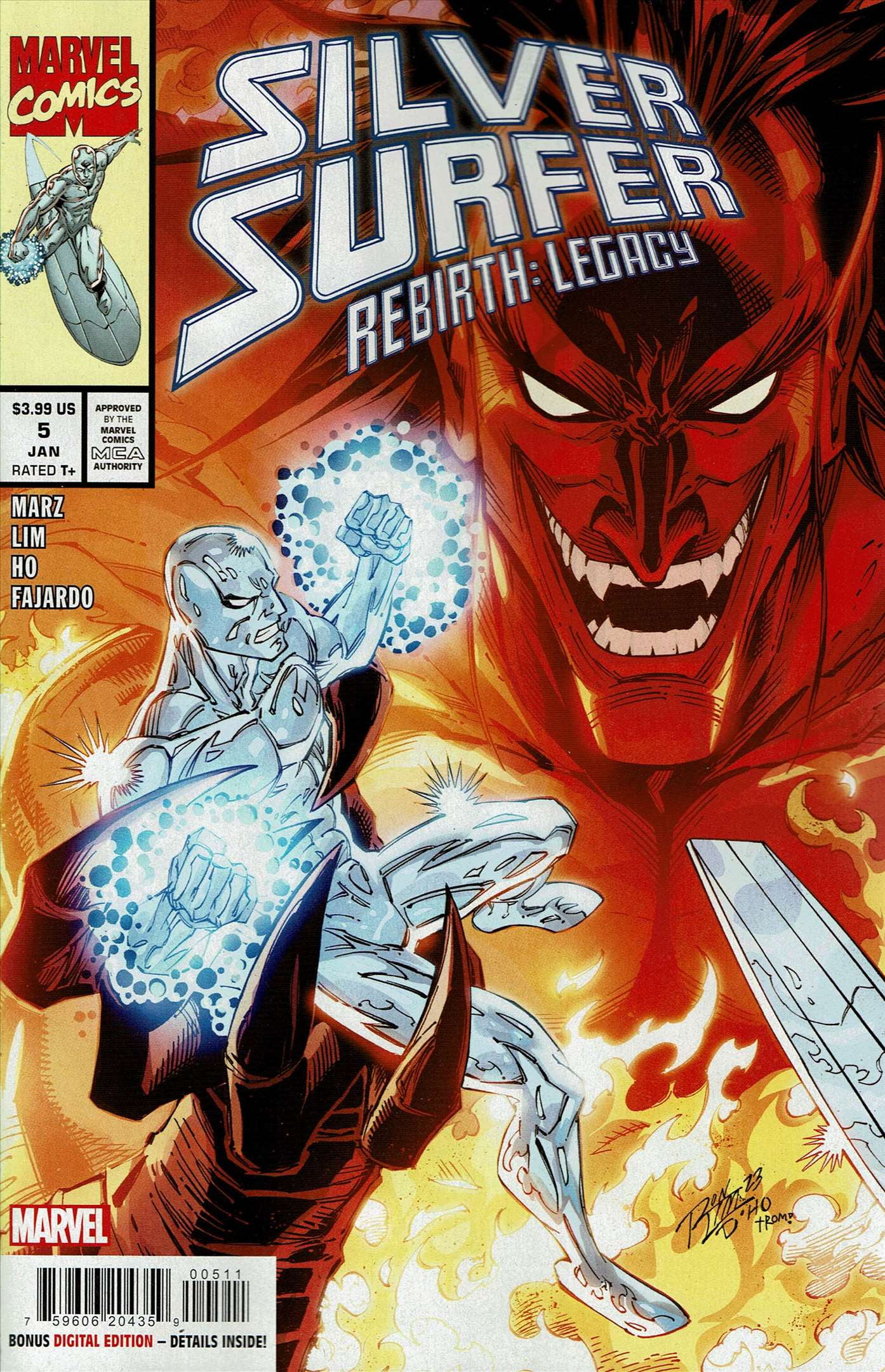 Silver Surfer Rebirth Legacy #5 VF ; Marvel Comic Book - Walmart.com