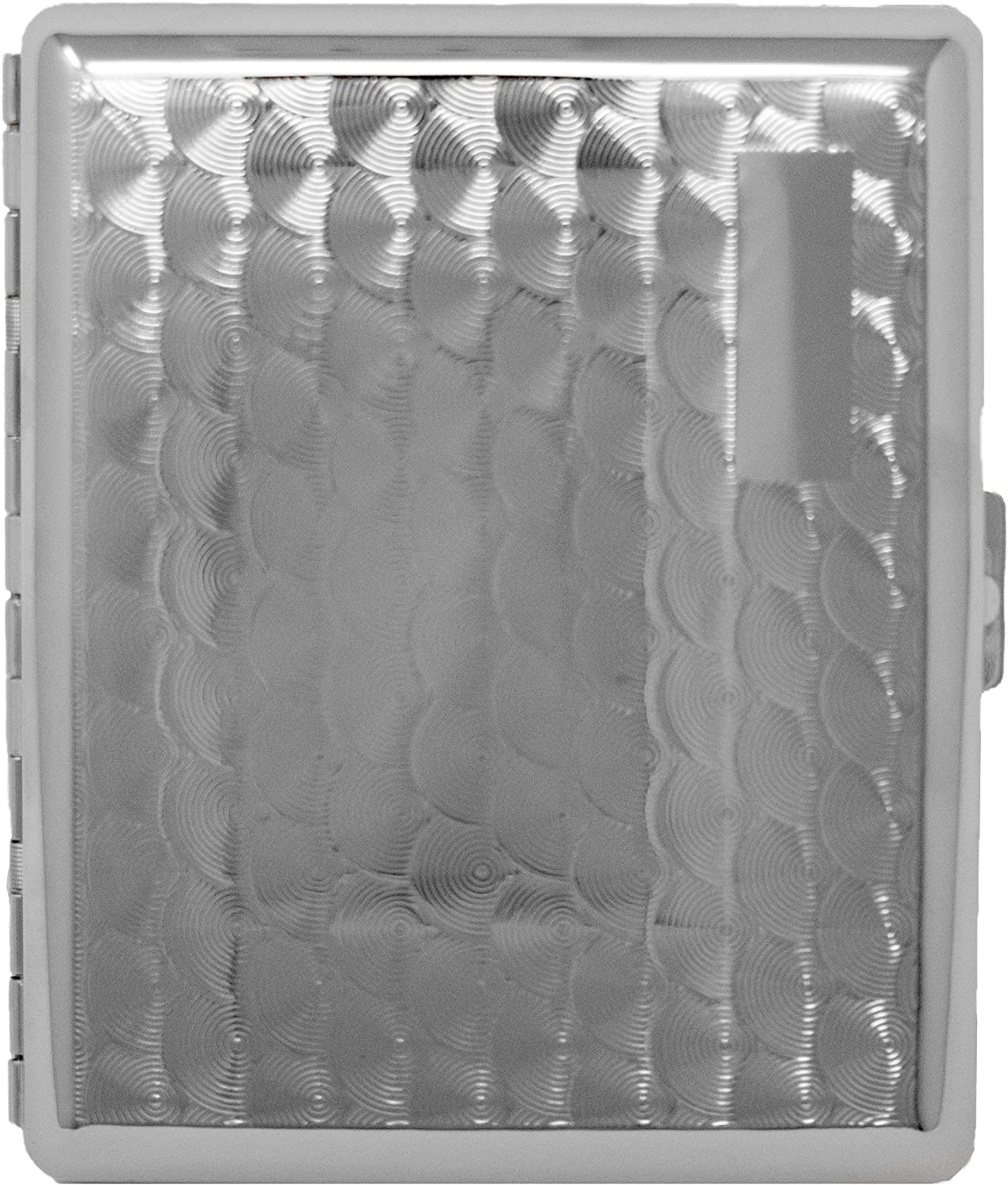 Silver Swirls (Full Pack 100s) Metal-Plated Cigarette Case & Stash Box ...