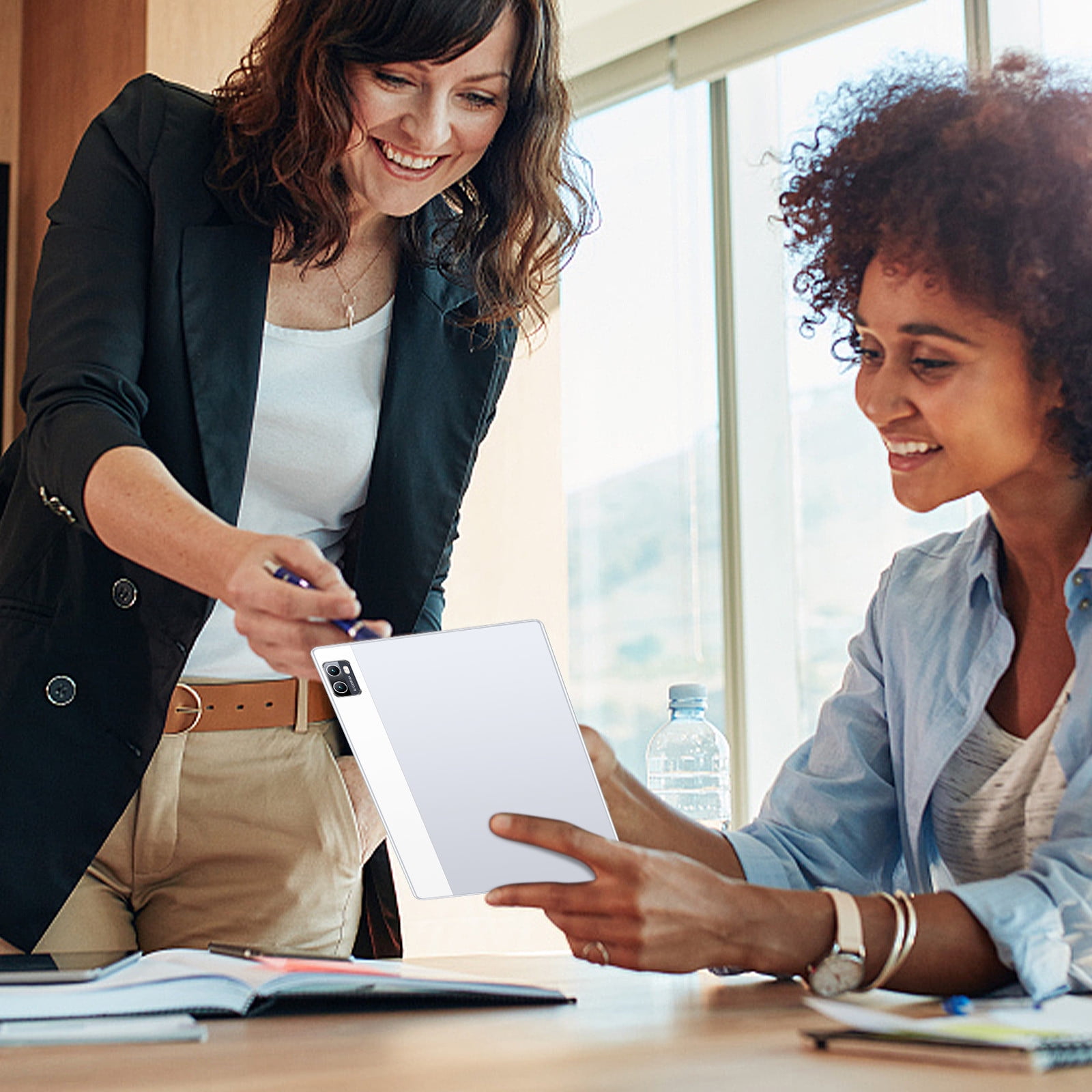 Silver_Tablet Aoujea Upgrade 10.1 Inch Ultra-thin HD Tablet Computer ...