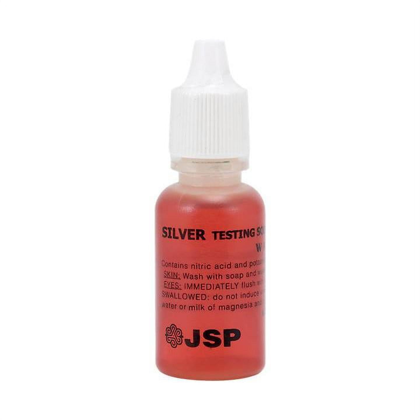 JSP Silver Testing Acid Solution for Silver Content Verification, 0.5 ...
