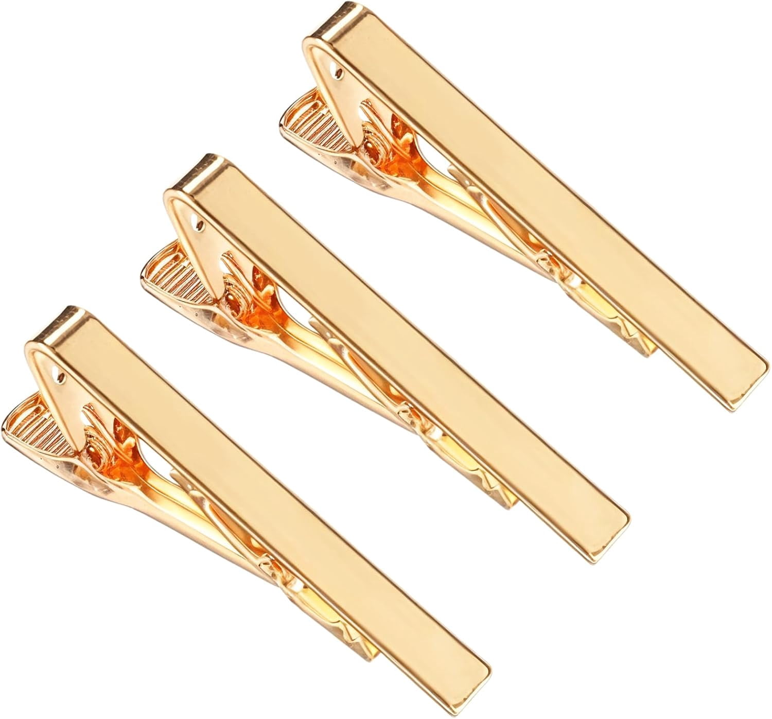 Silver Tie Bar Clips for Men, Unique Ties Organizer Clip Gift for ...