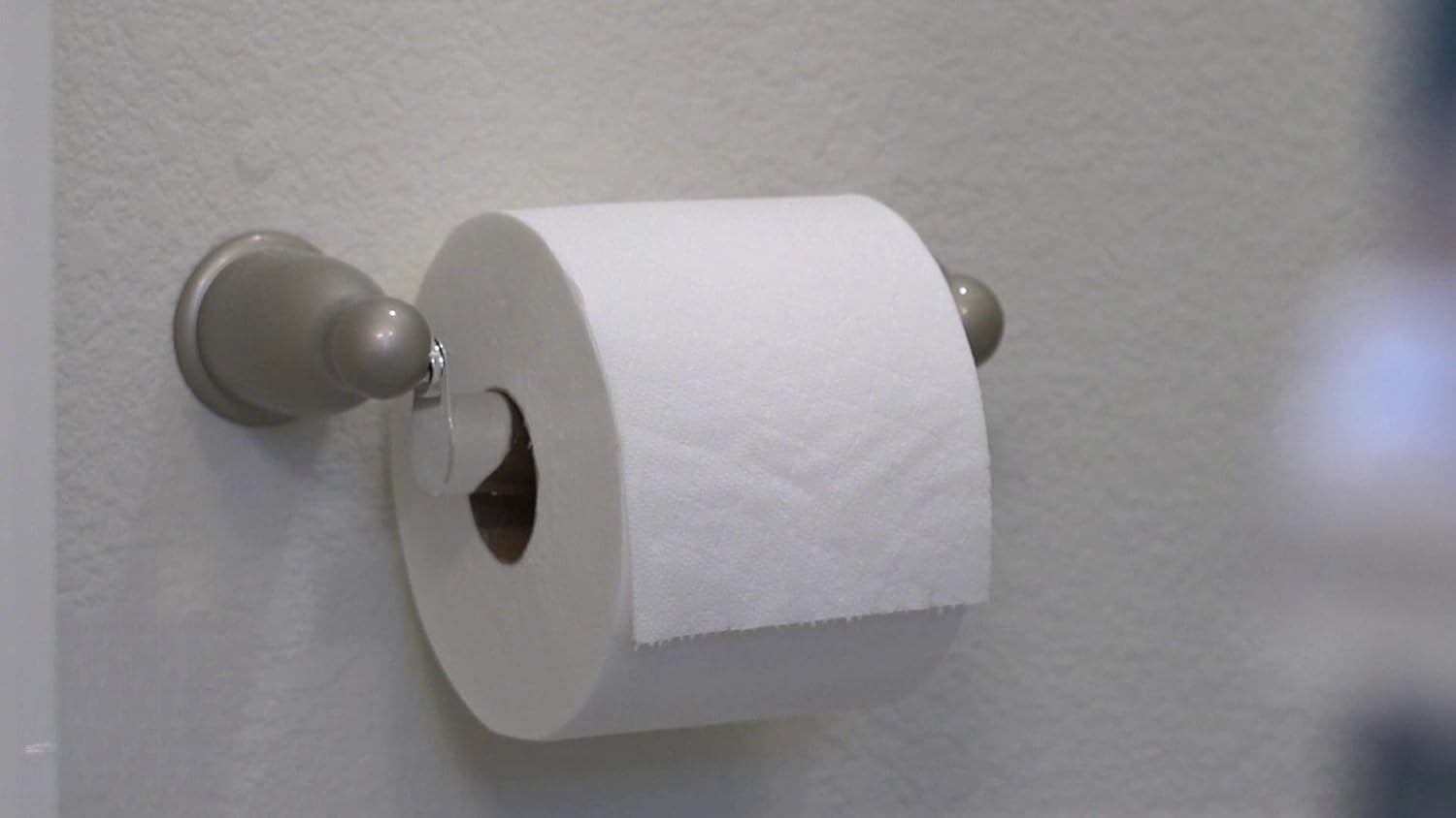 Silver Toilet Paper Holder Extender - Set of 2 for Extra-Large/Double ...