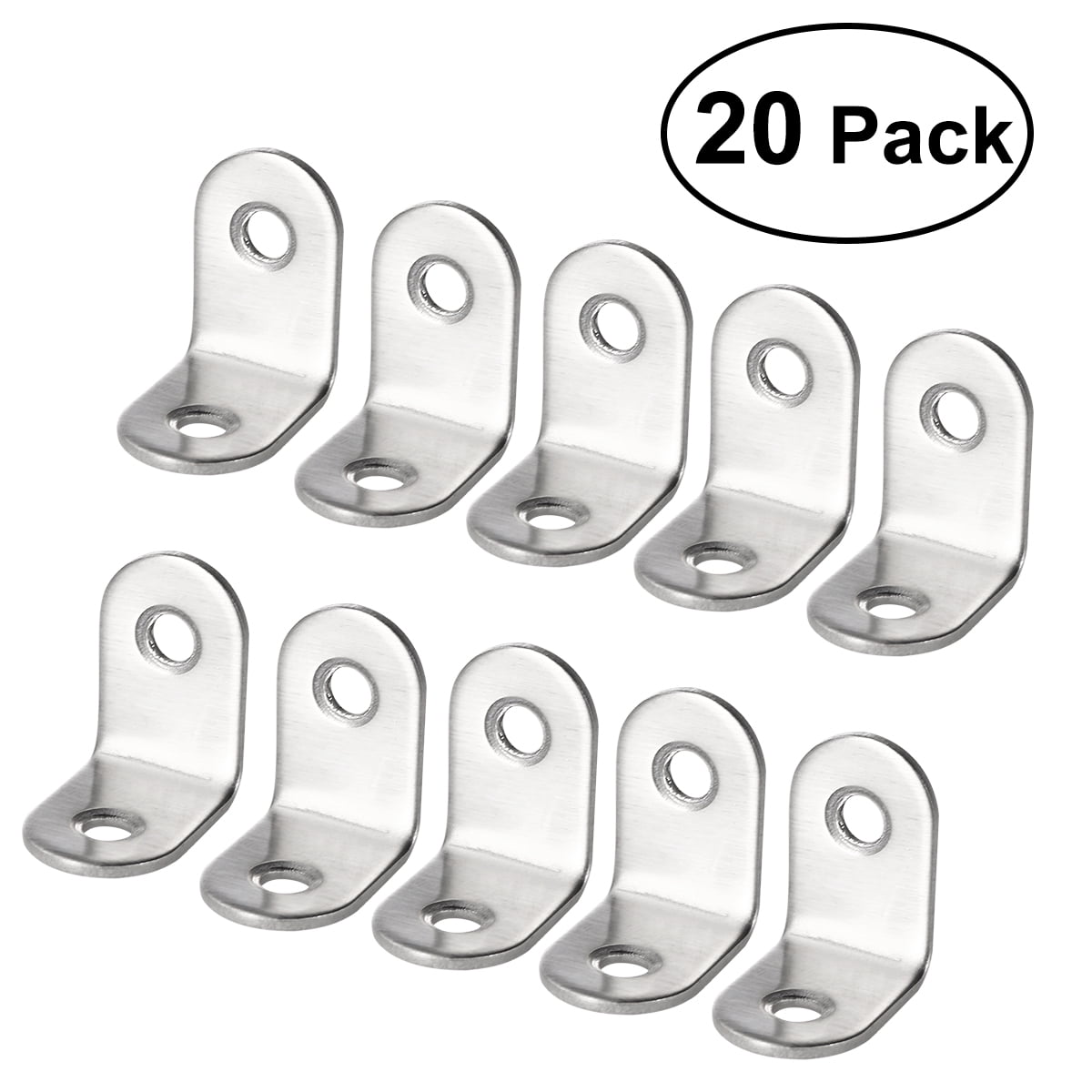 Silver Tone Bracket L Shape Angle Bracket Right Angle Bracket Angle ...