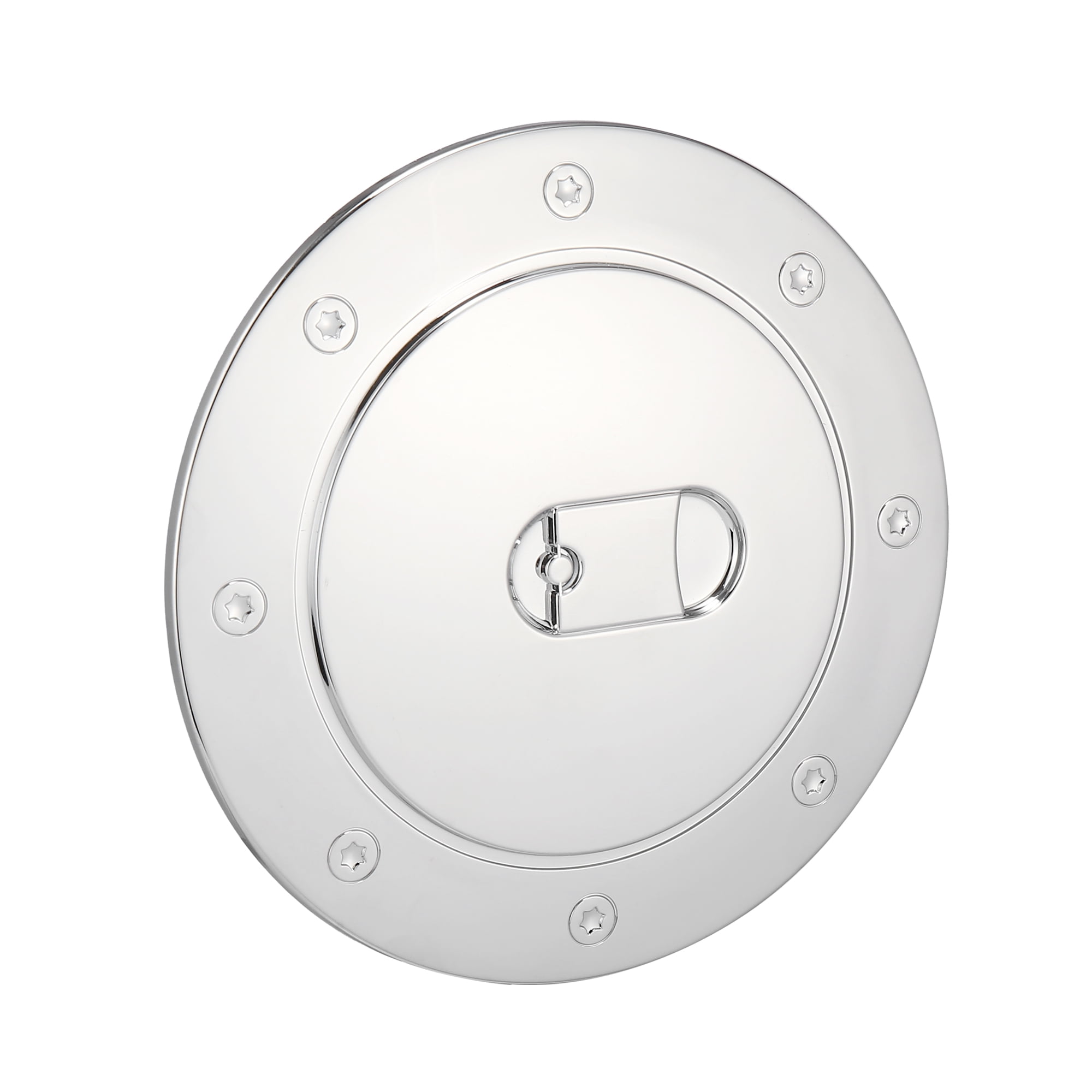 Silver Tone Gas Door Cover Fuel Tank Cap Filler Cover for Chevrolet ...