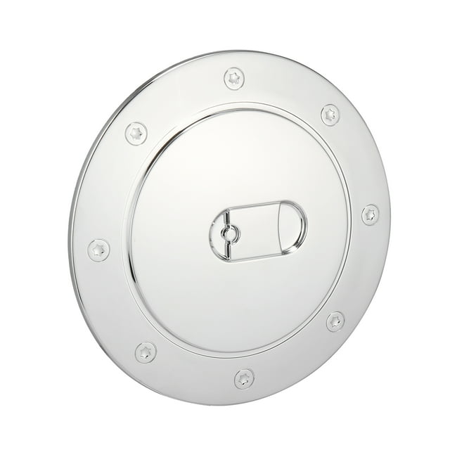 Silver Tone Gas Door Cover Fuel Tank Cap Filler Cover for Chevrolet ...