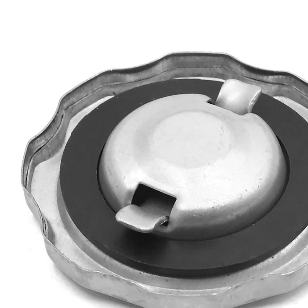 Silver Tone Metal Motorcycle Scooter Fuel Tank Gas Cap Cover - Walmart.com