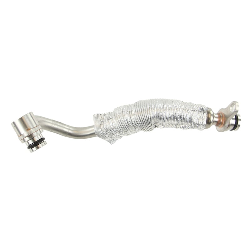 Silver-Turbocharger Coolant Return Line for BMW, E90, E93, 335I, 335Xi ...