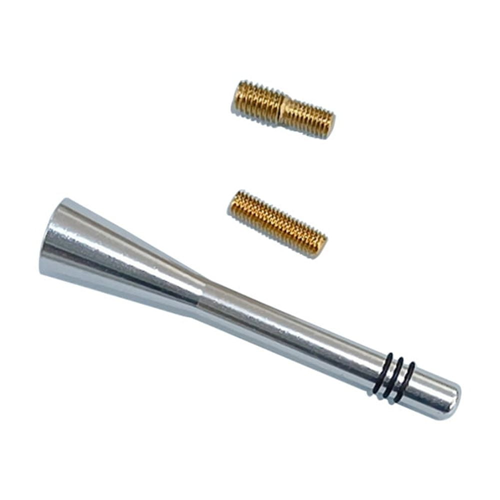 Silver Universal 8CM Car Short Stubby Antenna Aerial AM/FM Radio Mast w ...