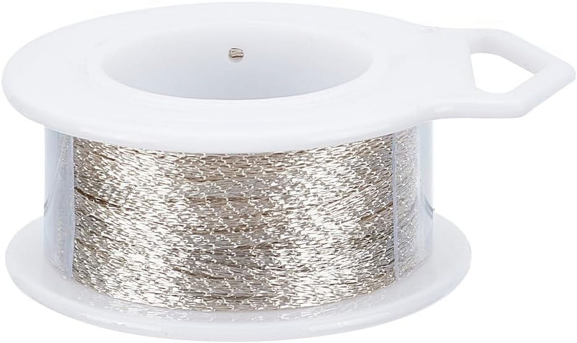 Silver Wire Mesh Ribbon Copper 8 Meter Length Thin Solid Fabric Decor ...