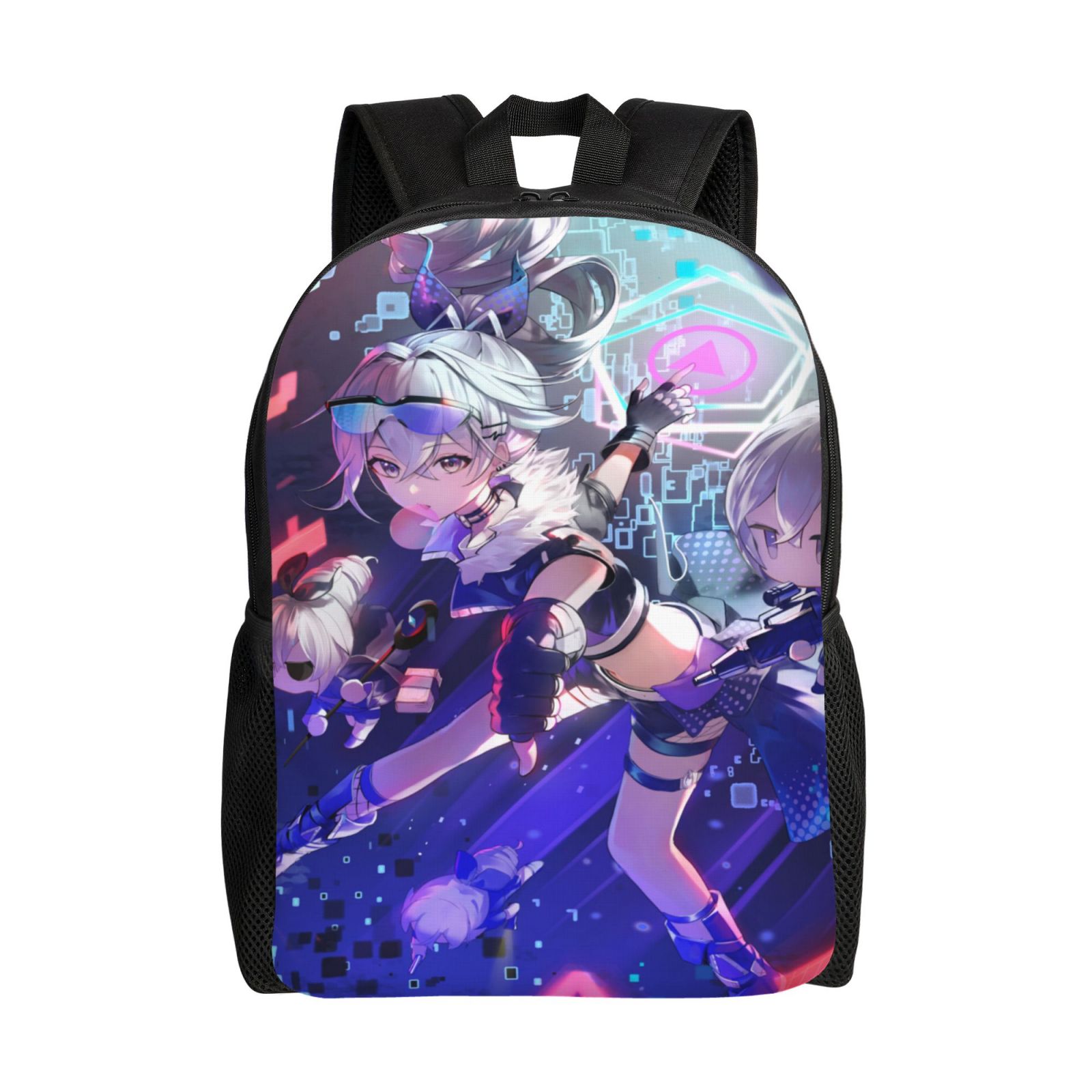 Silver Wolf Honkai Star Rail Backpack Cute Anime Large Capacity ...