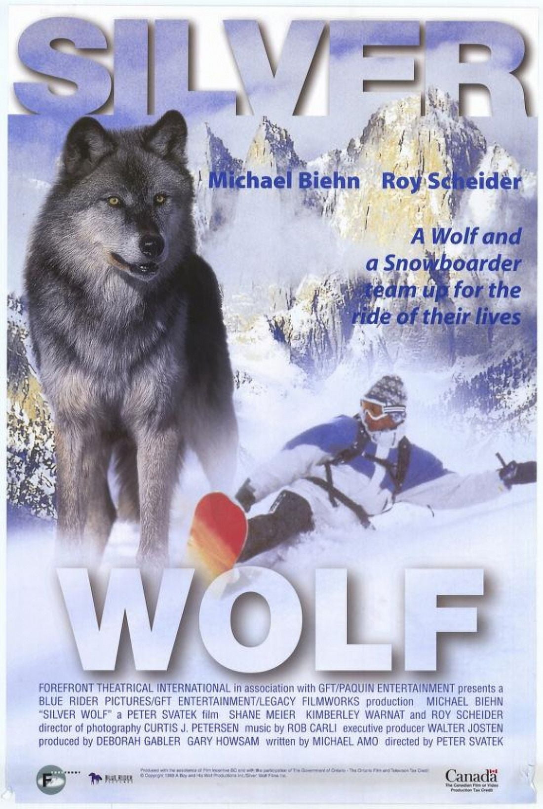 Silver Wolf Movie Poster (11 x 17) - Walmart.com