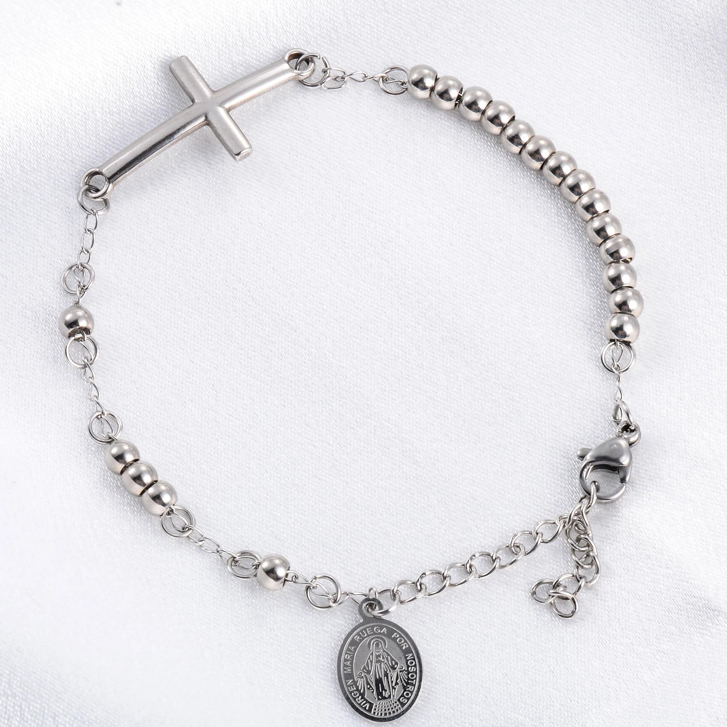Silver and Gold Color 14K Yellow Gold Jesus Religious Cross Pendant ...