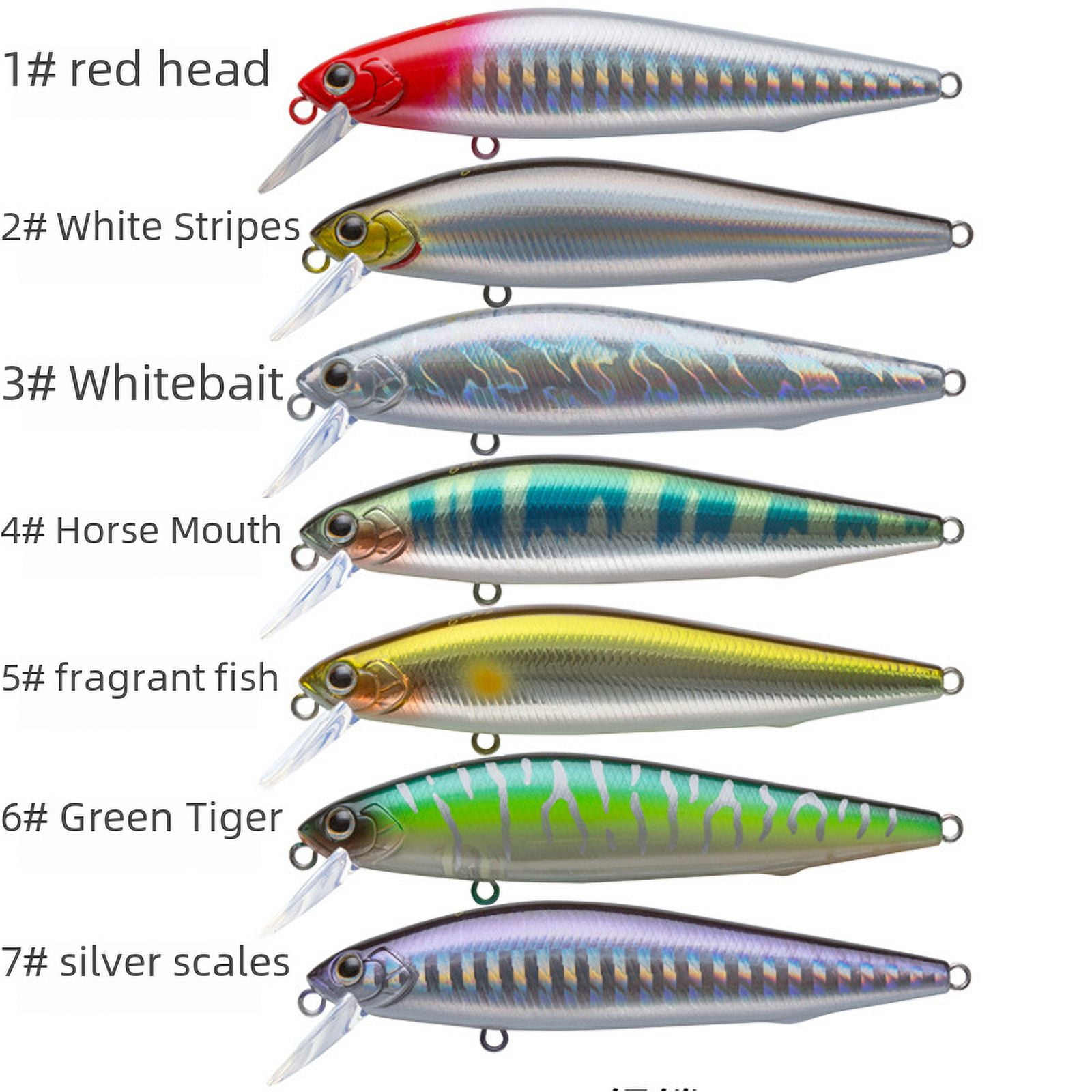 Silver broadsword long throw slow sink Mino player Luya fake bait ...