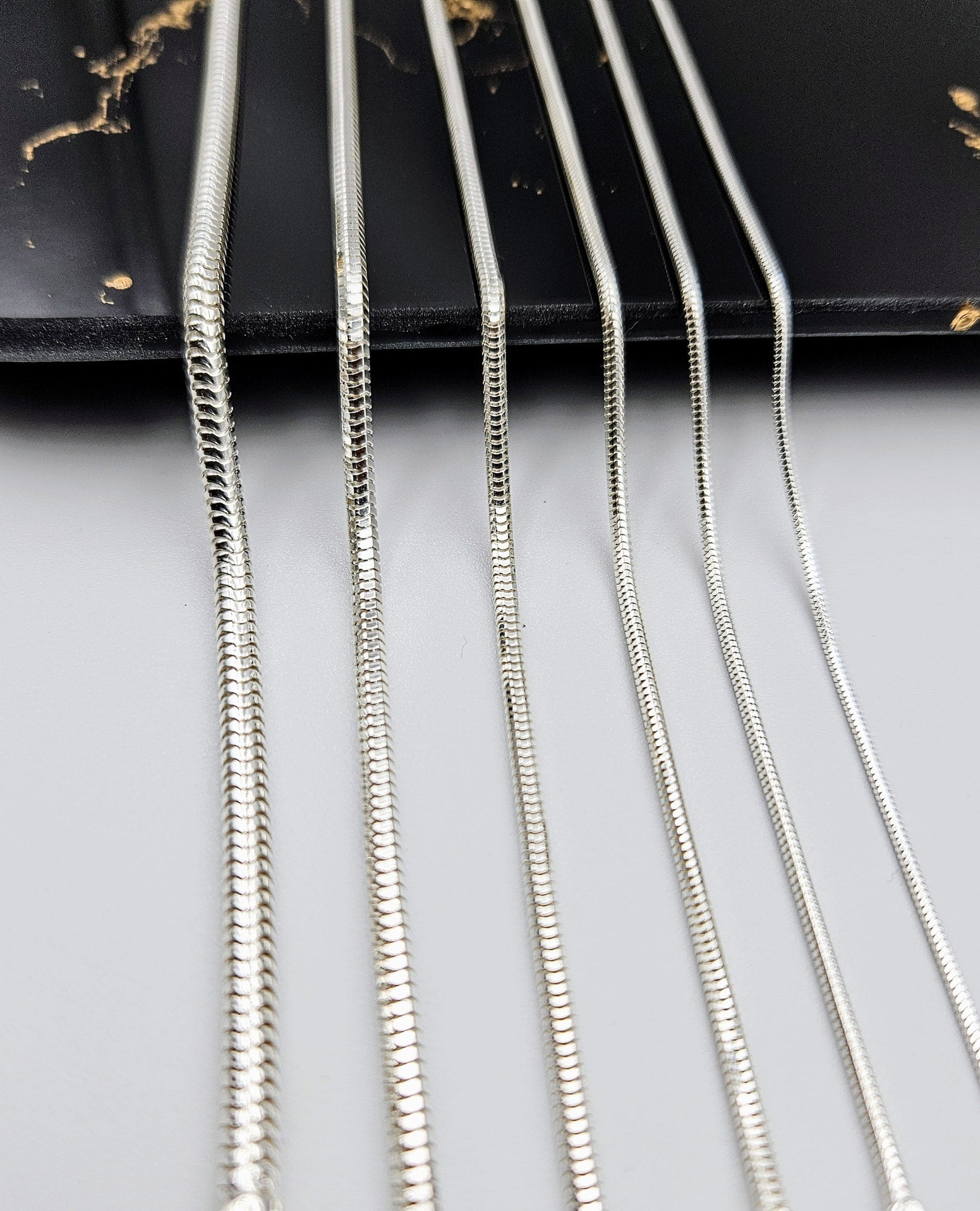 Silver chain necklace, 925 Sterling silver snake chain, Chain for women ...