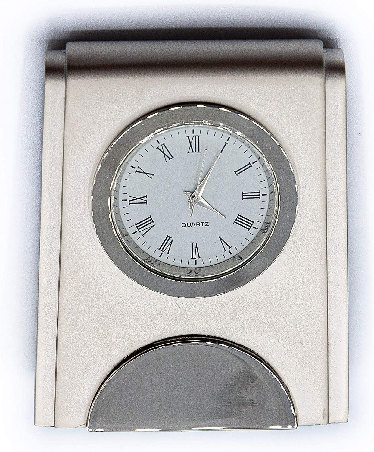 Silver-tone Desk Clock GM16849 - Walmart.com