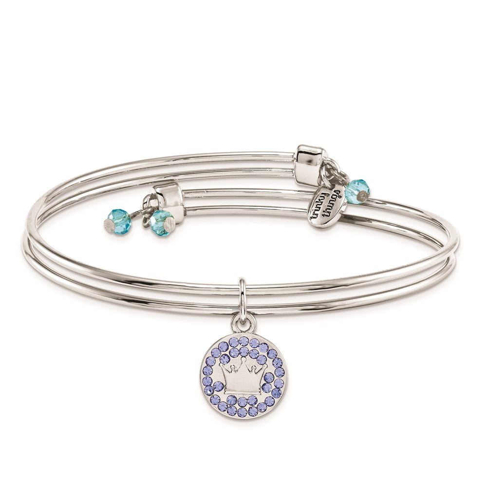 Silver-tone Trinky Things It's a Boy Blue Bracelet/Card - Walmart.com